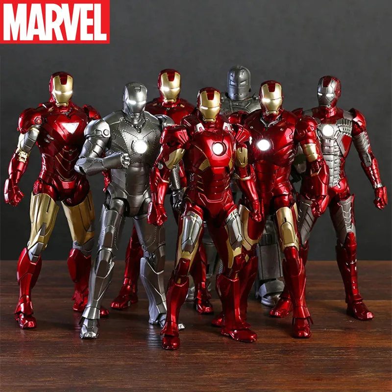 Iron-Man-Action-Figure-Series-Articula-o-m-vel-ZD-Brinquedos-MK1-MK2 ...