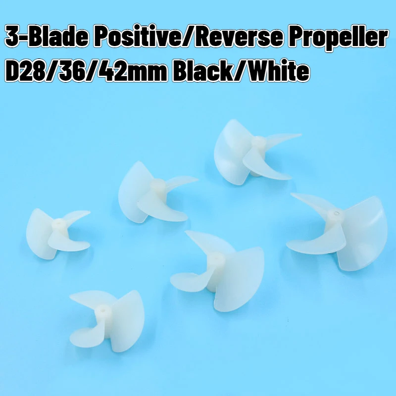 RC-Boat-3-Blade-Nylon-Paddle-Positive-Reverse-Propeller-D28-36-42mm ...