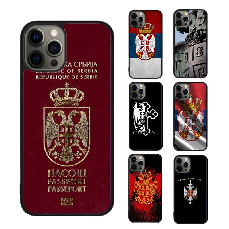 Flag of Serbia Serbian Phone Case Cover For iPhone 17 Air 15 16 16e 13 ...