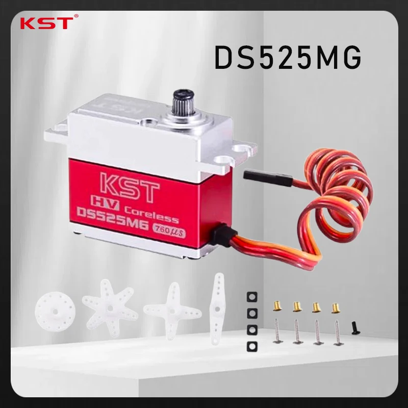 KST DS525MG 7.5kg 8.4V 0.04sec HV Digital Metal Gear Servo Motor for RC ...