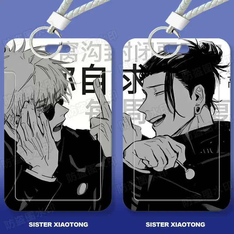 Gojo Satoru Geto Suguru Card Cover Women Men Student Bus Card Badge ...