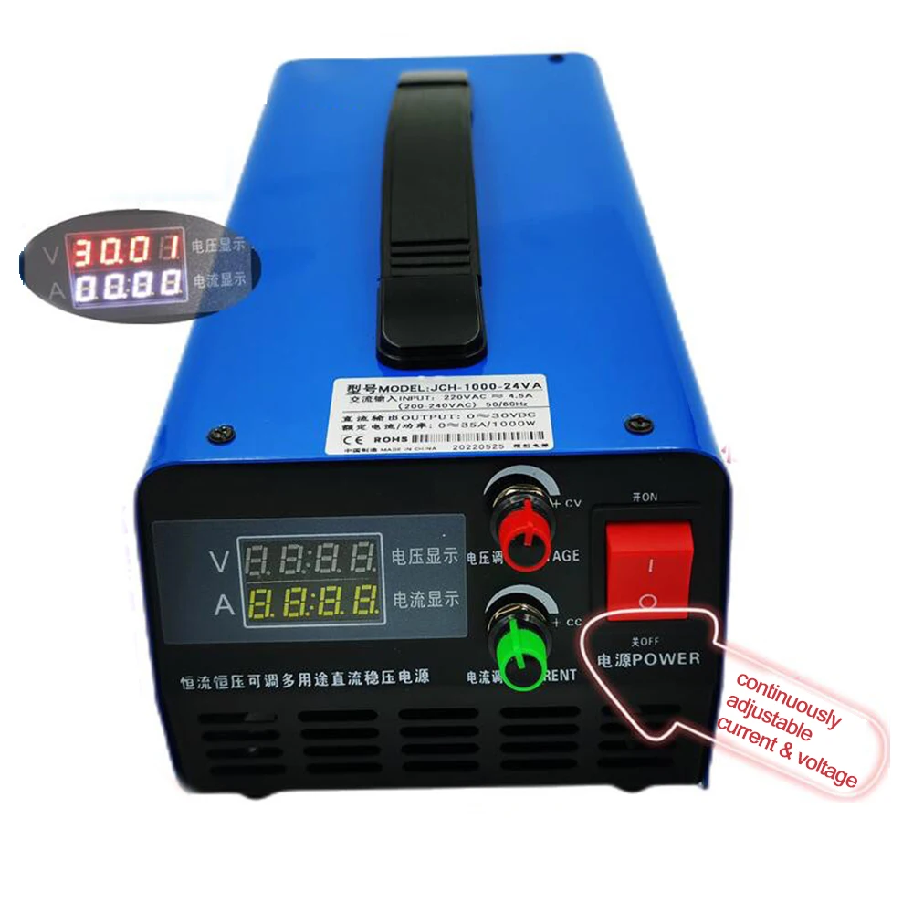 3000W Adjustable Voltage Current Lithium Lead-acid LiFePO4 Battery ...