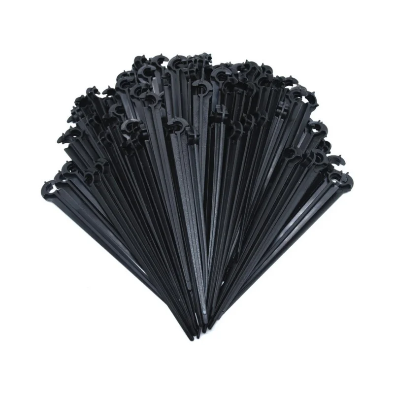 50-100Pcs-Irrigation-Drip-Support-Stakes-C-Shape-Fixed-Stems-Holder ...