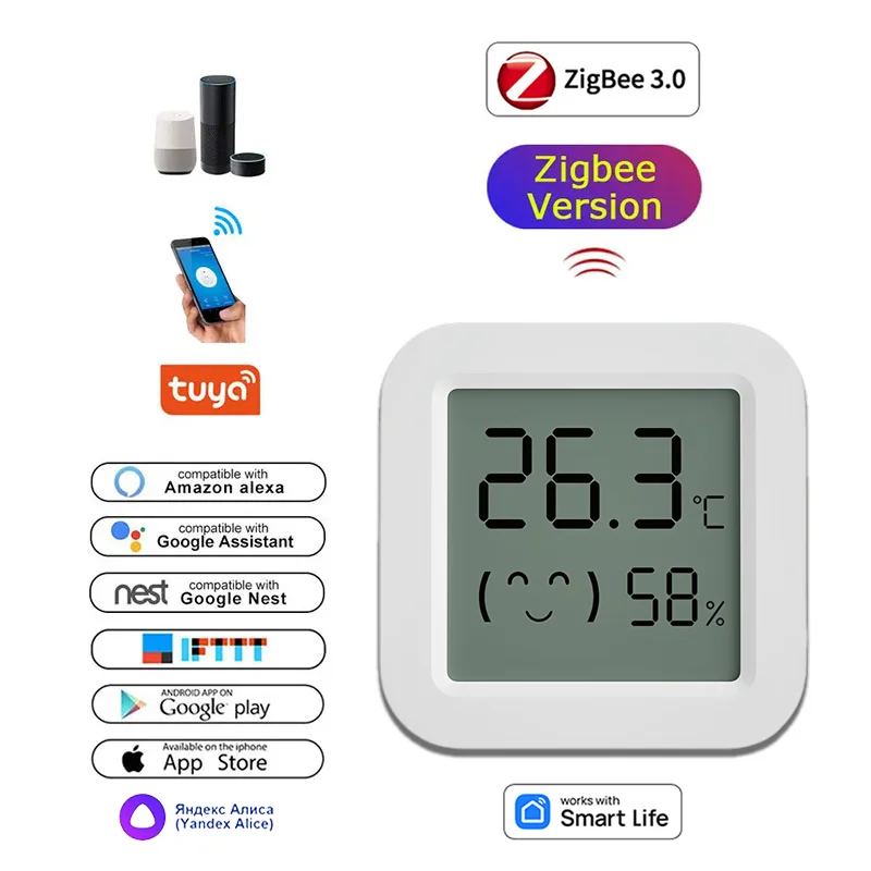 Tuya-Zigbee-Temperature-Humidity-Sensor-For-Smart-Home-LCD-Screen-Works-With-Alexa-Google-Home ...