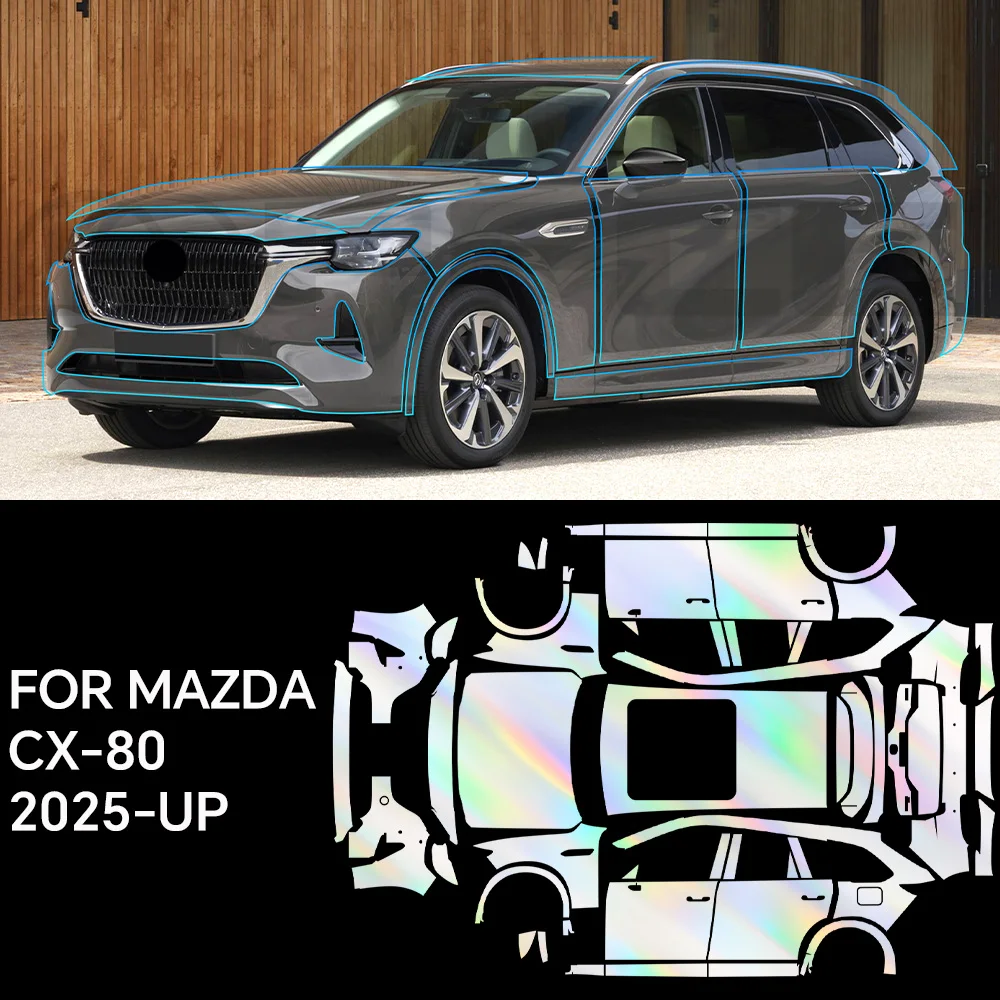 9mil TPU For Mazda CX80 2025-UP Car Paint Protection Film Body Sticker ...