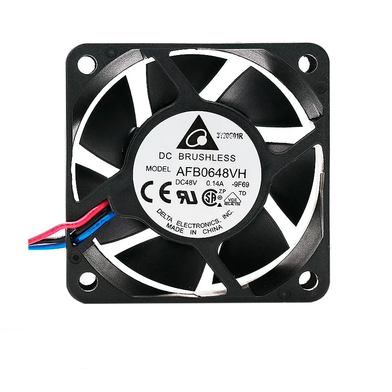 original AFB0648VH 6025 48V 6CM 0.14A durable double ball bearing silent inverter cooling fan ...