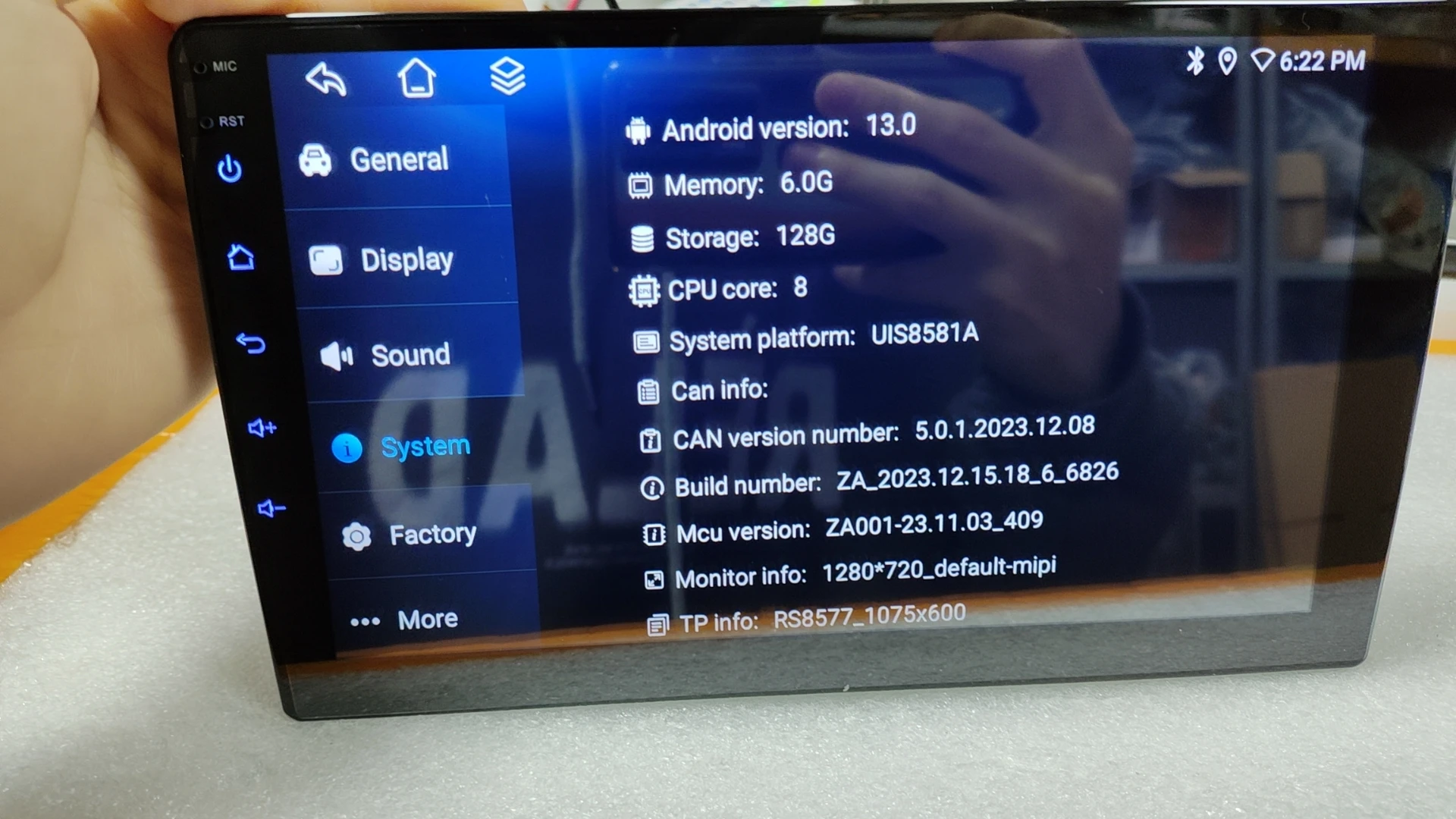 General - General FYT based Spreadtrum uis7862(s) (unisoc ums512) & uis8581a (sc9863) - Q&A ...