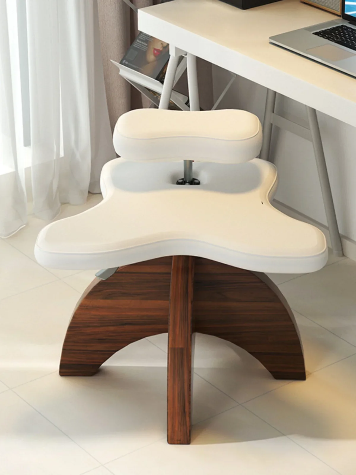 Cross-legged-chair-monkey-stool-chair-adjustable-computer-chair-office ...