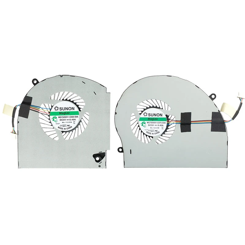 Laptop CPU GPU Cooling Fan For Dell Alienware 17 R4 R5 GTX1080 Fan ...