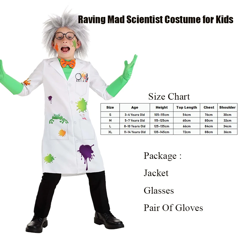 Boys Mad Scientist Costume