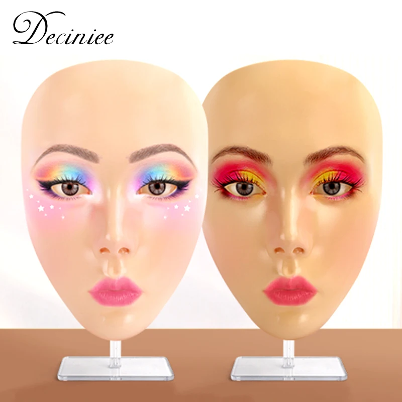 Reusable 5d Eyebrow Tattoo Practice Full Face Cosmetic Makeup Practice ...