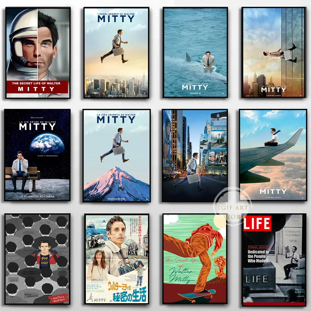 The Secret Life Of Walter Mitty Poster