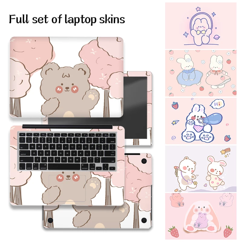 Cute cover Laptop Skins Stickers PVC Skin Waterproof DIY Decorate Decal ...