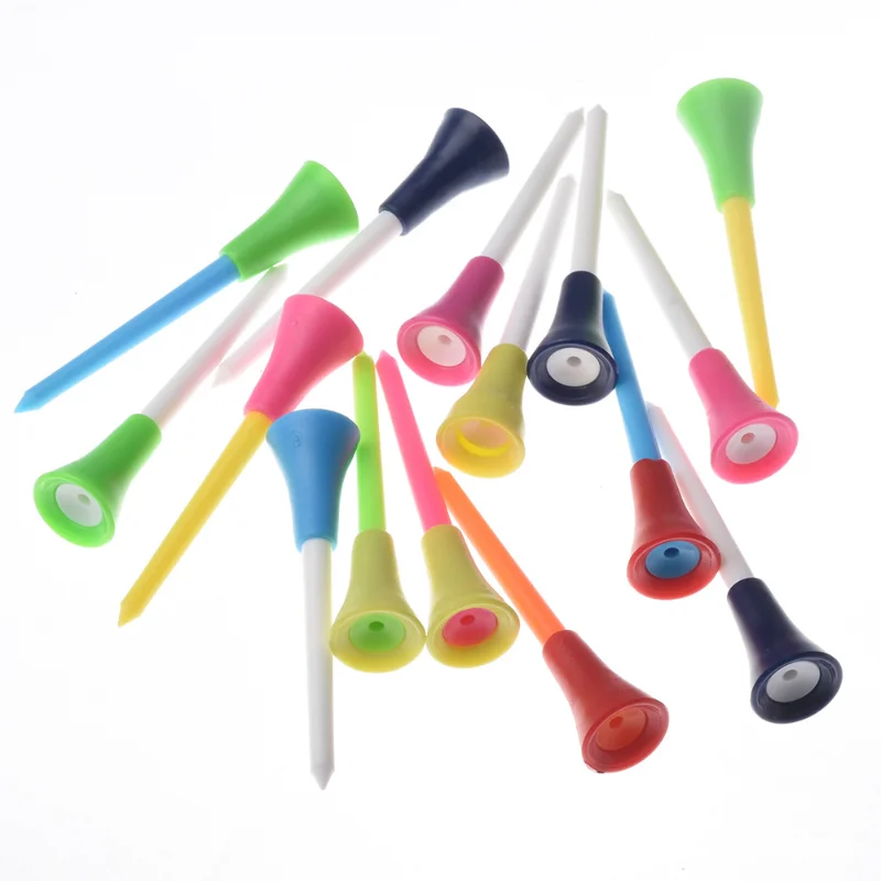 30-Pcs-Plastic-Golf-Tees-Multi-Color-8-3CM-Durable-Rubber-Cushion-Top ...