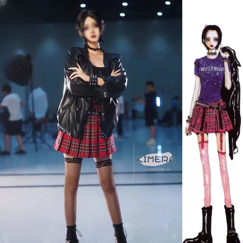 Anime-Manga-Nana-Cosplay-Osaki-Costume-Nana-Cosplay-Socks-Choker-Wig ...