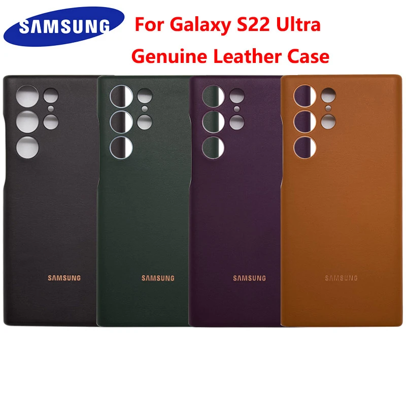 S22 울트라 정품 가죽 삼성 갤럭시 S22 울트라 케이스, 클래식 품질, 삼성 S22 플러스용 비즈니스 보호, 휴대폰 뒷면 ...