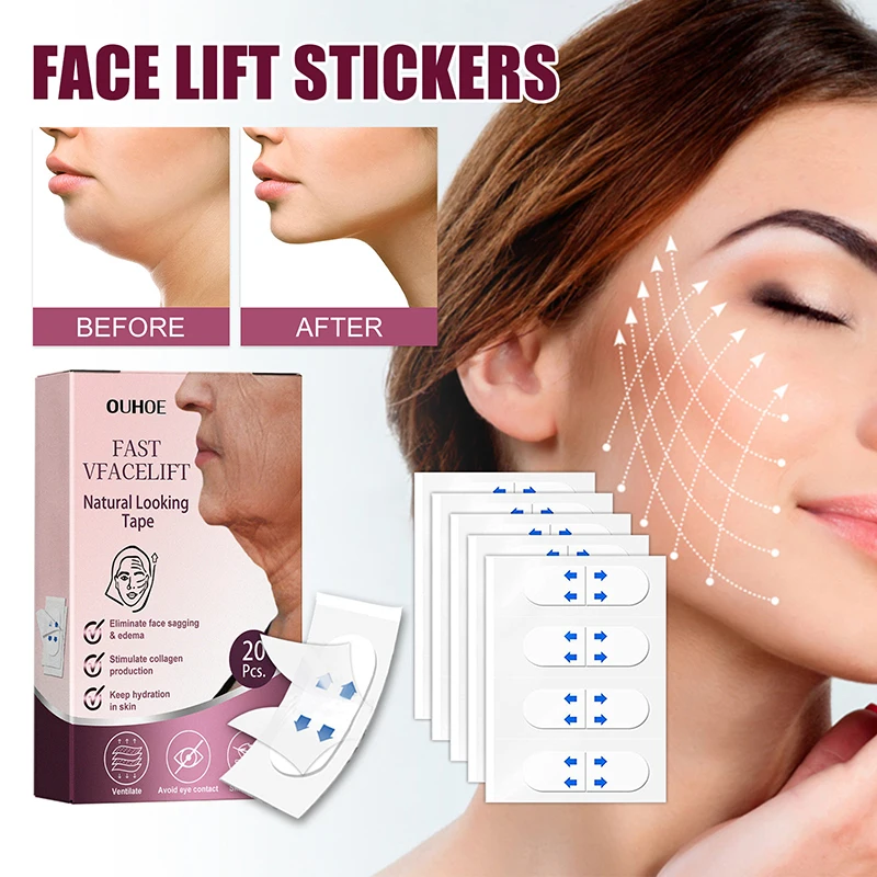 Reusable-Facial-Wrinkle-Tape-Silicone-Anti-wrinkle-Facial-Forehead ...
