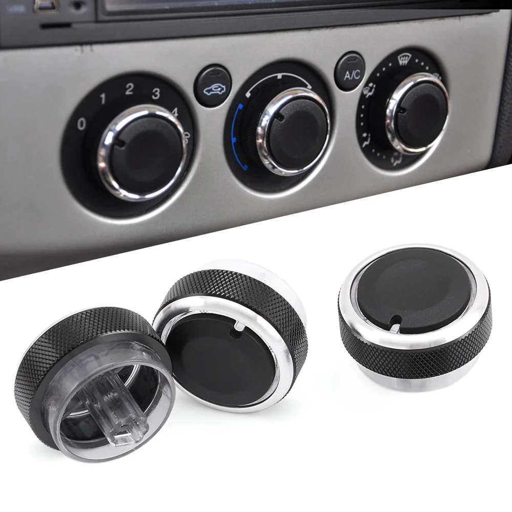 3pcs-per-set-Aluminum-Alloy-Car-Styling-Air-Conditioning-Knob-AC-Knob ...