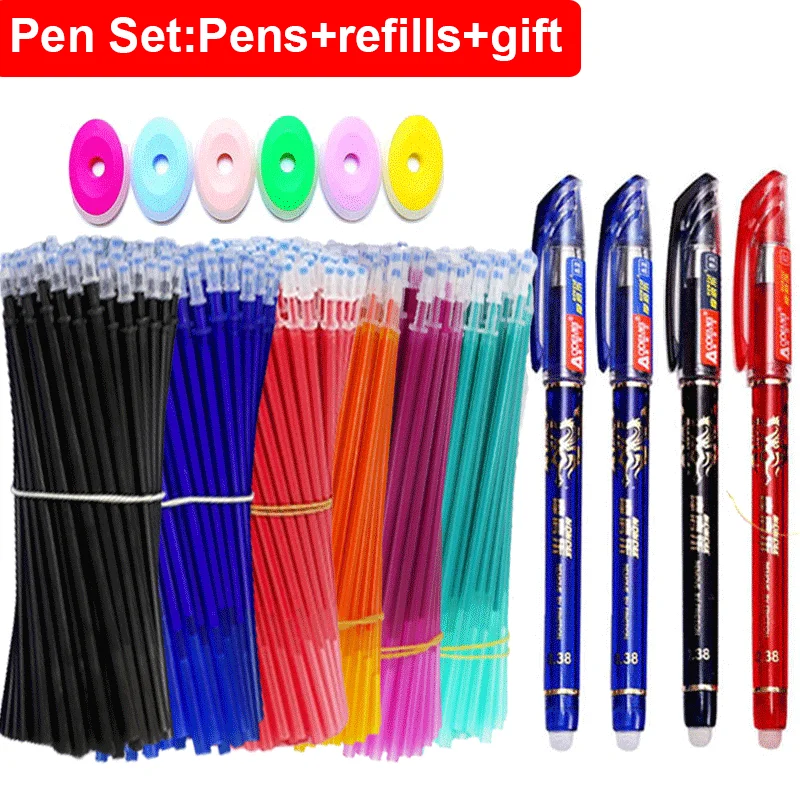 20-2-Pcs-Set-Kawaii-Erasable-Gel-Pens-writing-smooth-0-5mm-fastdry-Blue ...