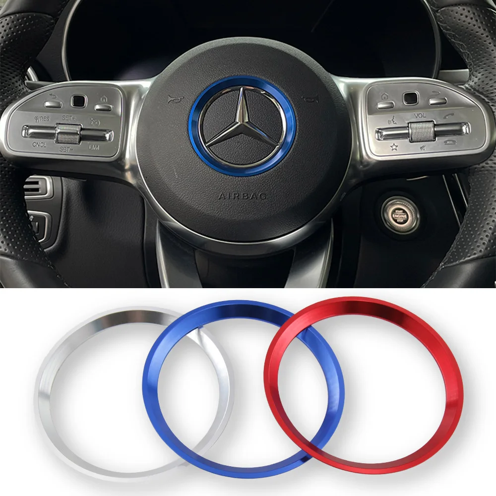 Car Steering Wheel Decoration Stickers For Mercedes Benz 2020 2021 2022 ...