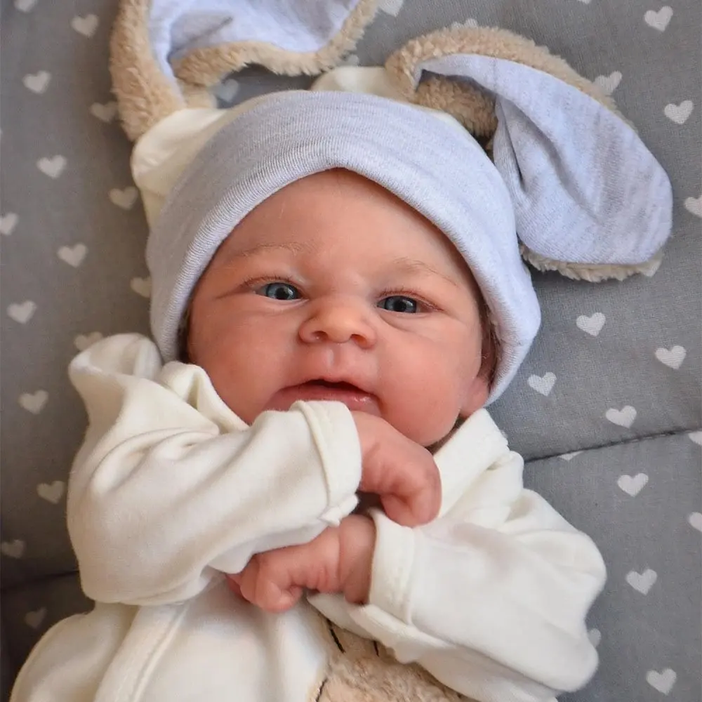 NPK-19inch-Newborn-Baby-Already-Painted-Finished-Doll-Elijah-Awake ...