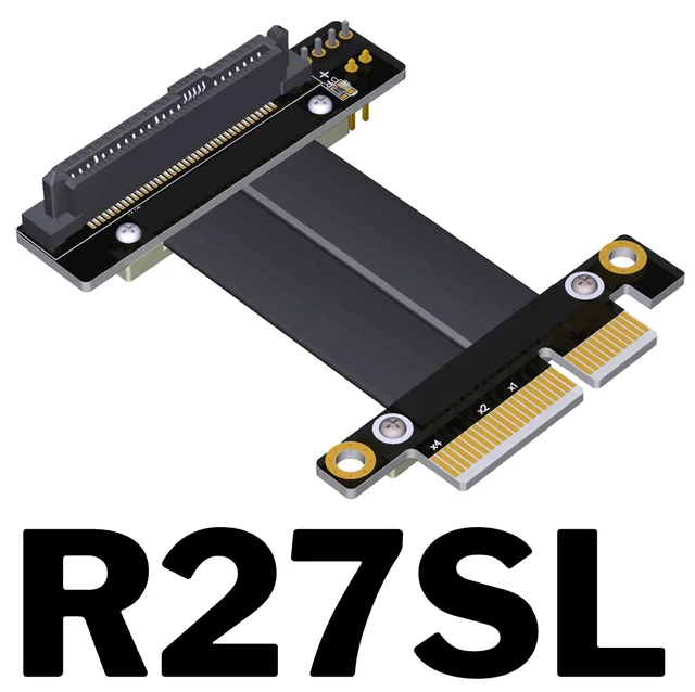 ADT-Link U.2 Interface PCIE 3.0 x4 to U.2 SSD Riser Cable SFF-8639 NVMe ...