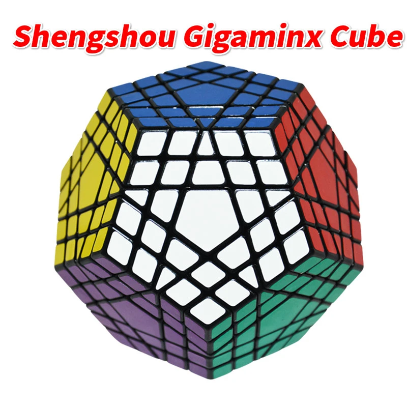 Shengshou Gigaminx 5x5 매직 스피드 큐브 Stickerless Professional Fidget Toys ...