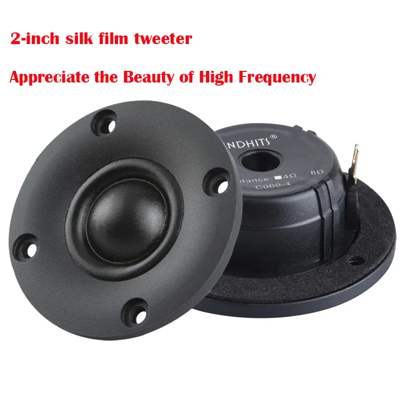 Hifi-2-Inch-Audio-Tweeters-Silk-Film-Supertweeter-4-Ohm-8-Ohm-40W ...