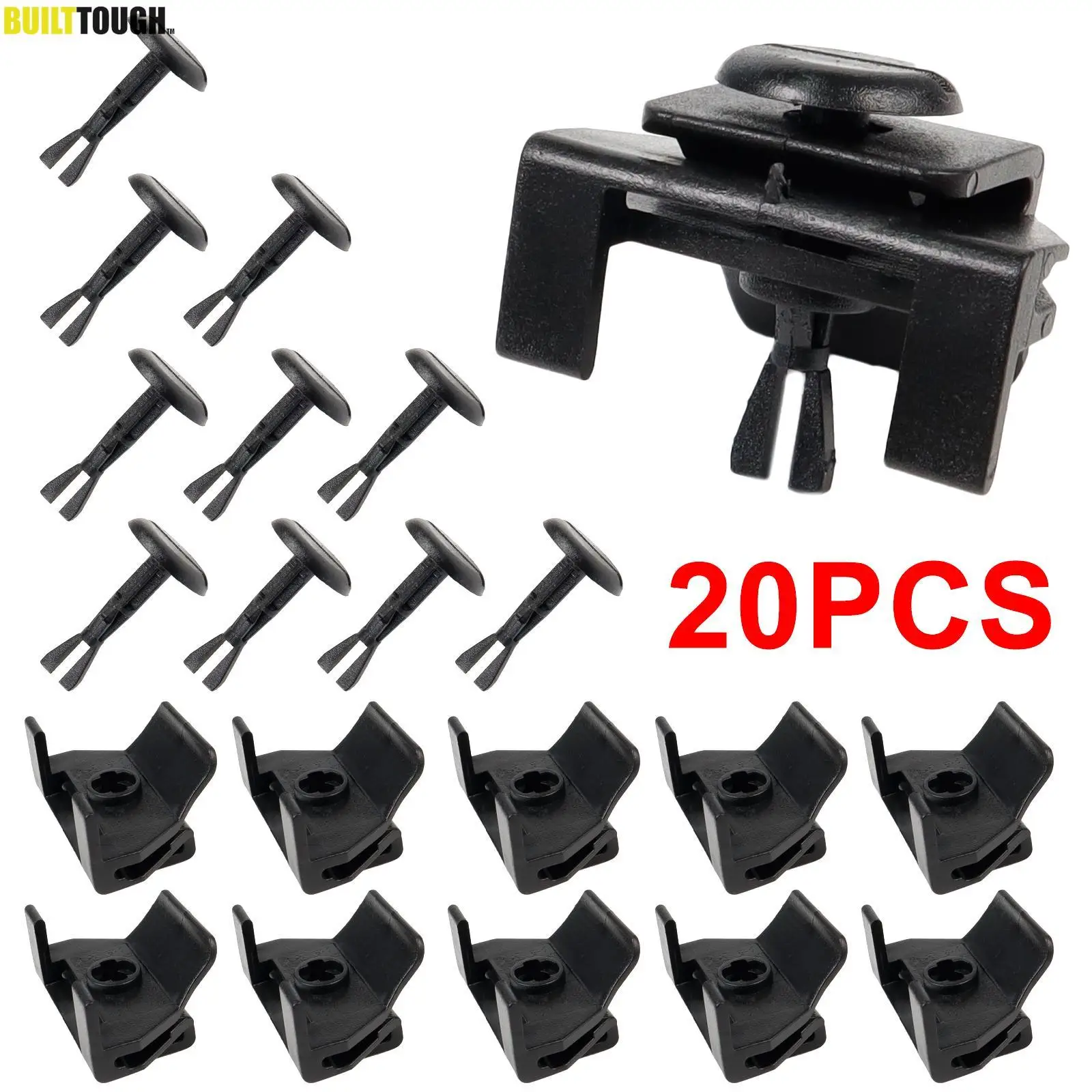 20-Pcs-Front-Fender-Liner-Bumper-Cover-Pin-Clips-For-Toyota-4Runner ...
