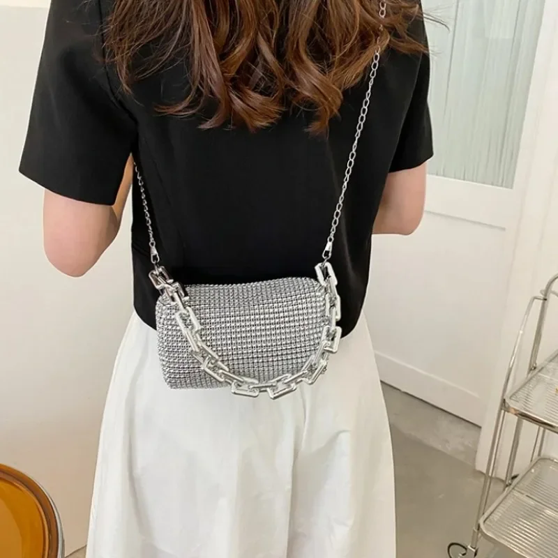 Fashion-Diamond-Chain-Bag-for-Women-s-Zipper-Female-Crossbody-Underarm ...