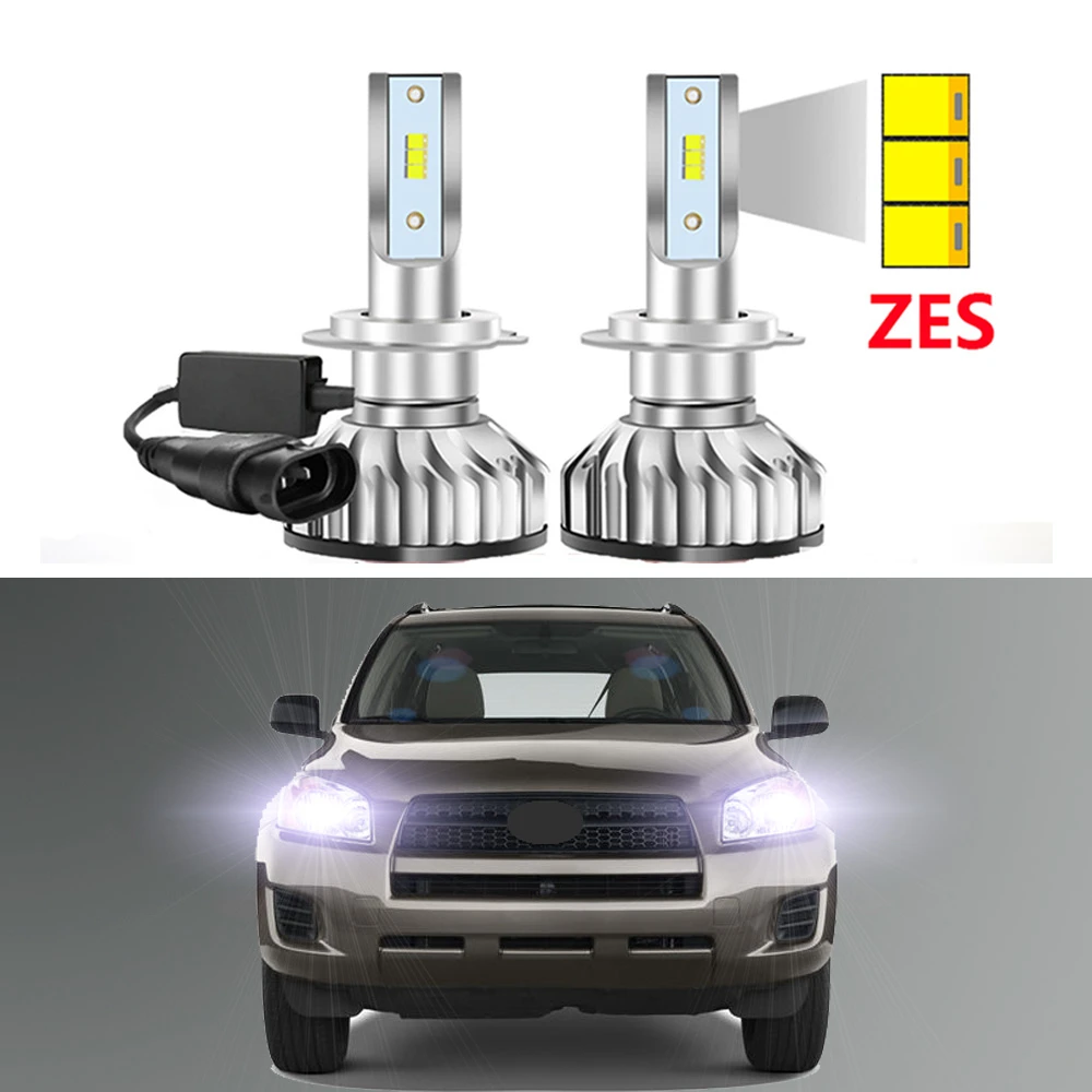 2pcs Car Led Headlight For Toyota Rav4 Rav 4 Xa30 2006 2007 2008 2009 ...