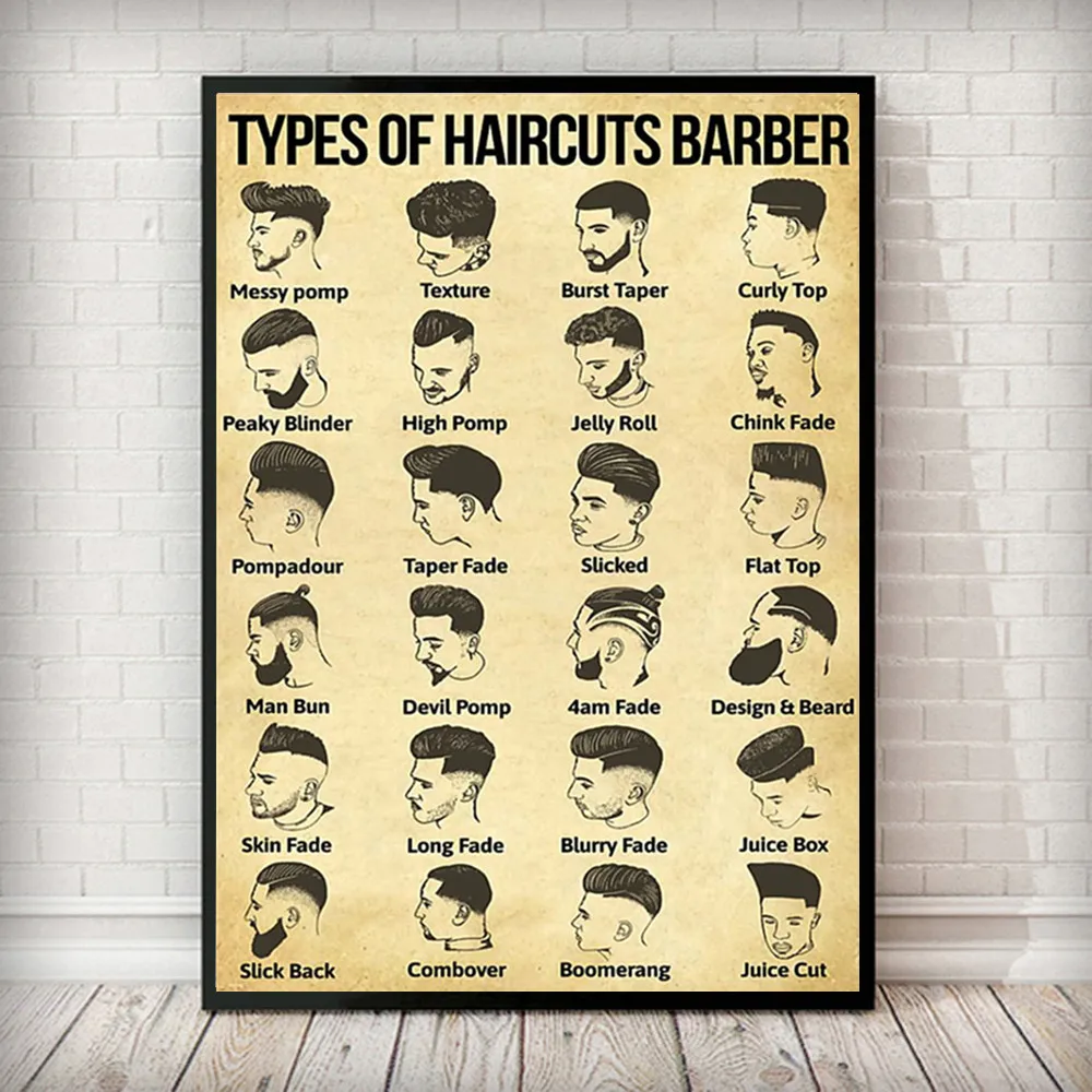 Barber Shop Haircut Poster