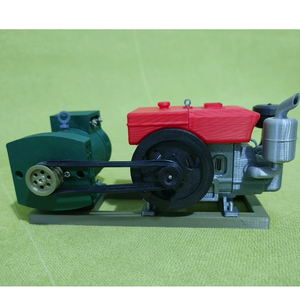 Rechargeable Diesel Engine Model Generator Set Simulation Decoration ...