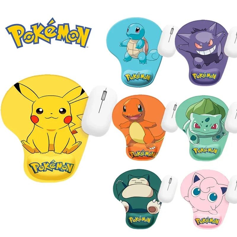 Pokemon-Mouse-Pad-with-Wrist-Rest-Pikachu-Anime-Figure-Computer-Desk ...