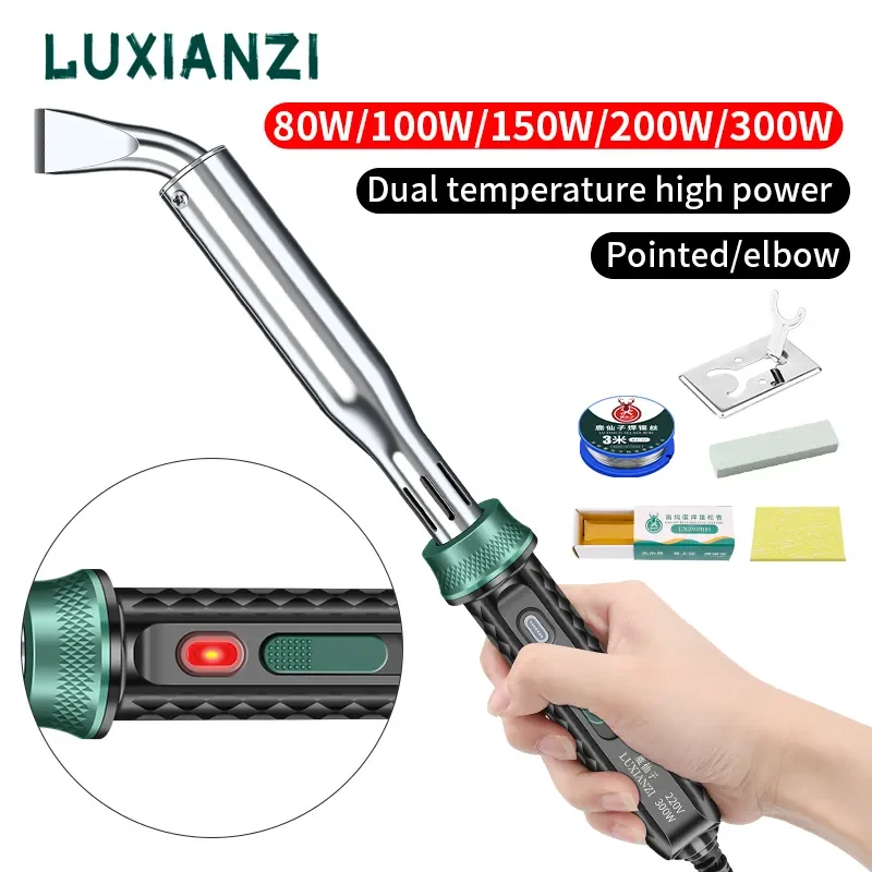 LUXIANZI-Electric-Solder-Iron-High-Power-220V-External-Heat-Adjustable ...