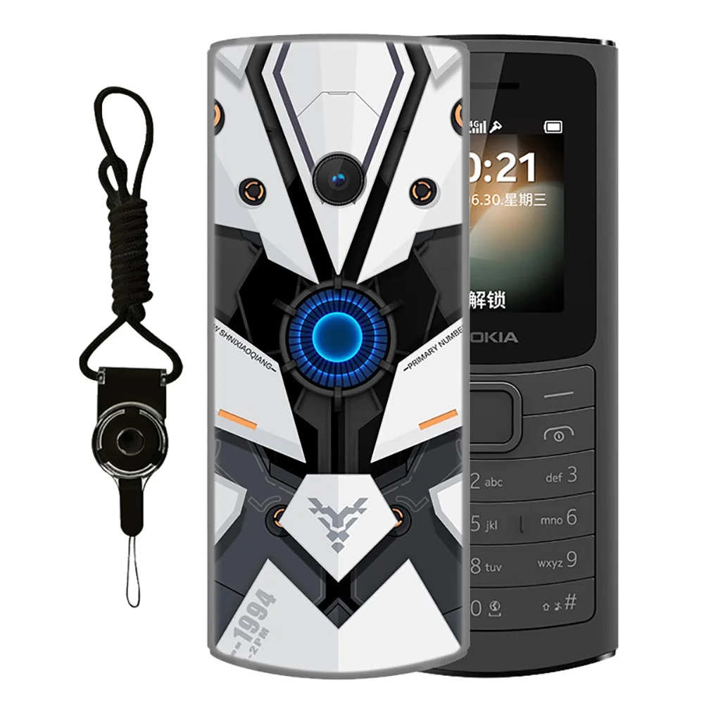 Case For Nokia 110 4g Soft Tpu Silicone Back Cover Shell For Nokia 105 ...