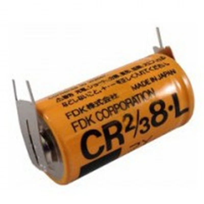 2pcs CR2/3 8.L 3V With Weld Leg PLC Lithium Battery Accessories ...