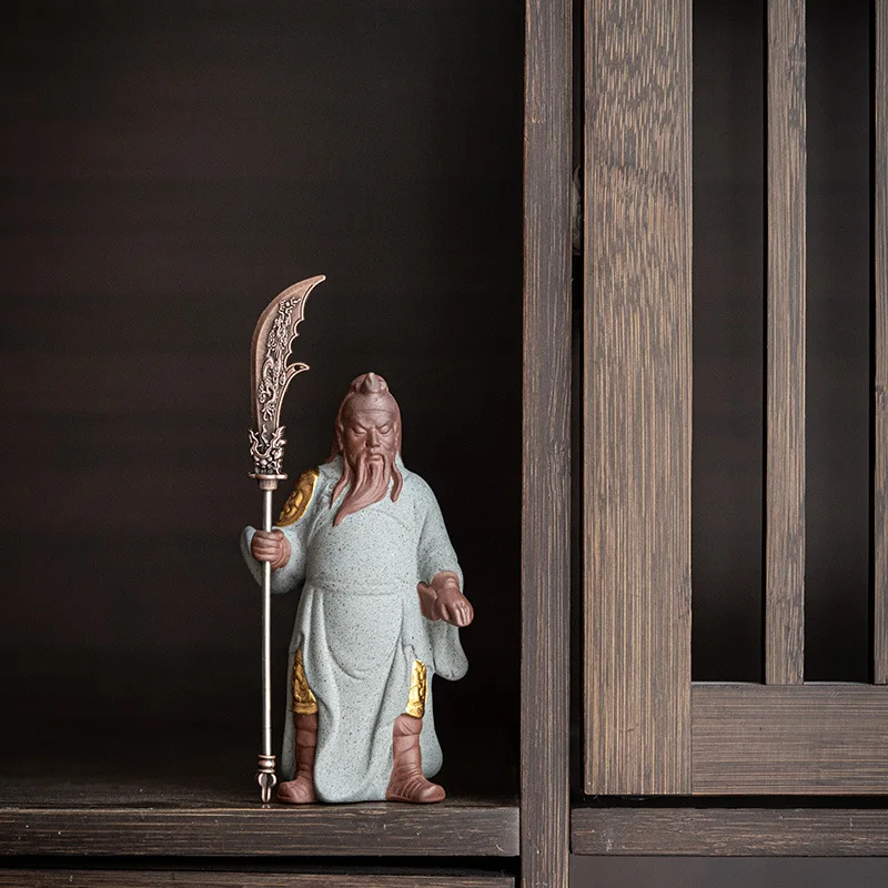 Historical-Figures-Colorful-Sand-Figurines-Statues-of-Guan-Gong-Laozi ...