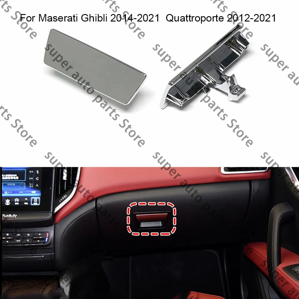 Chrome-Glove-Box-Drawer-Handle-2014-2020-For-Maserati-Quattroporte-M156 ...