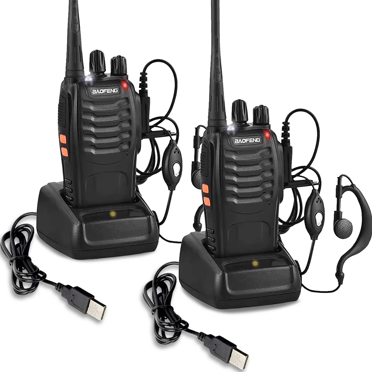 1PC-2PCS-Baofeng-888S-Walkie-Talkie-BF-888S-5W-Ham-Two-Way-Radio-Set ...