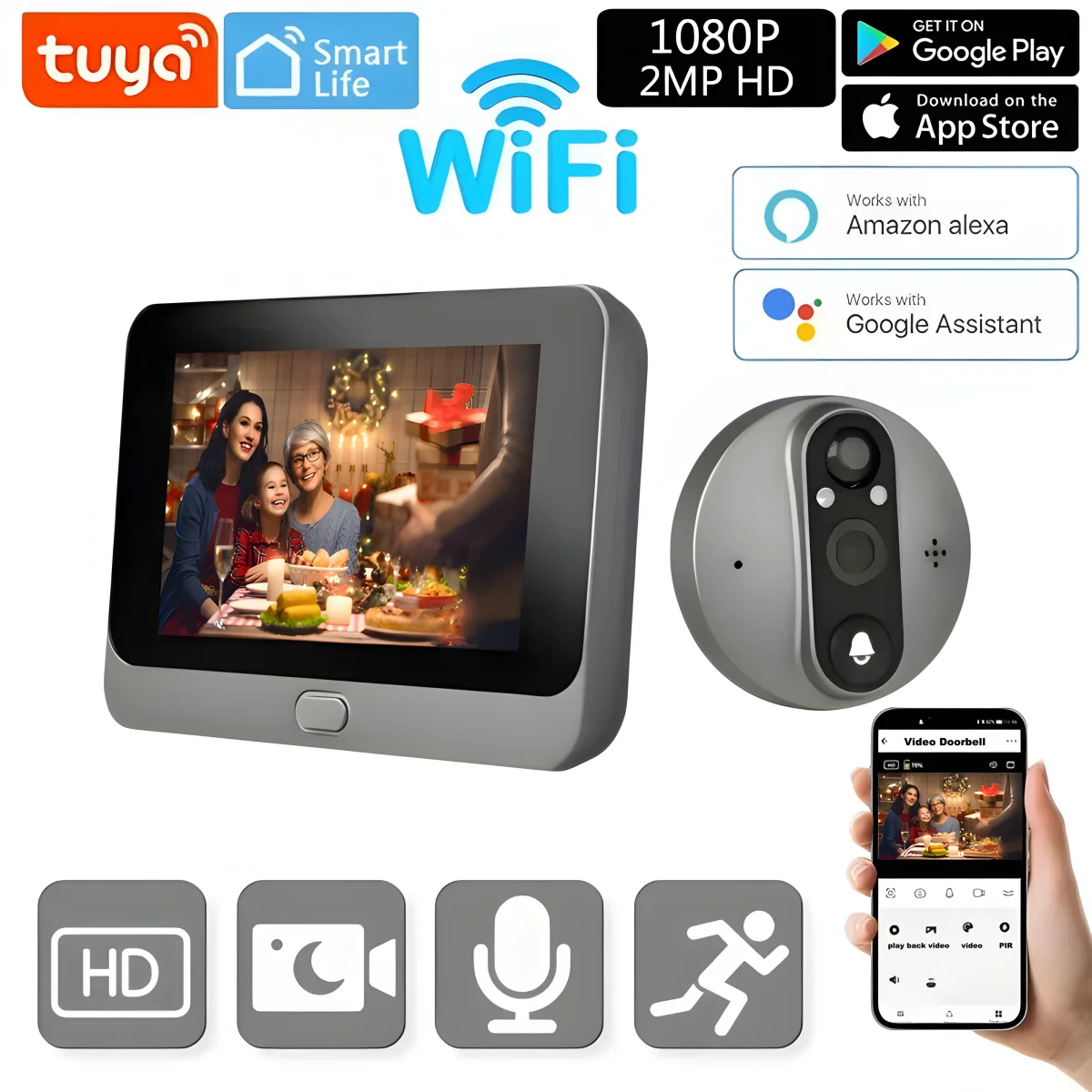 Tuya-Smart-WIFI-Digital-Door-Peepholes-Viewer-4-3-Inch-Digital-Magic ...