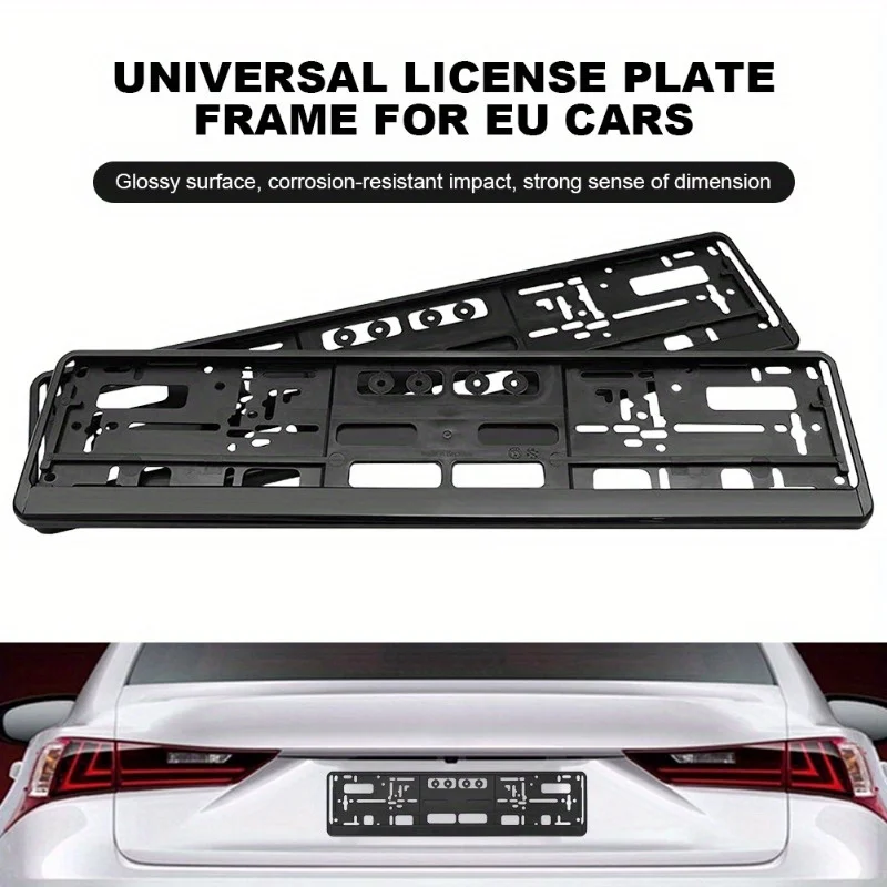 2pcs A license plate frame that meets British standards and EU ...