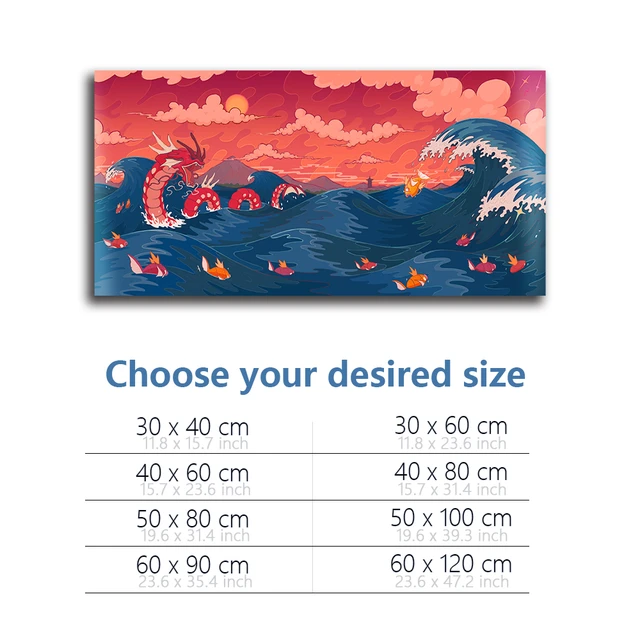 Red Gyarados Japanese Wallpaper