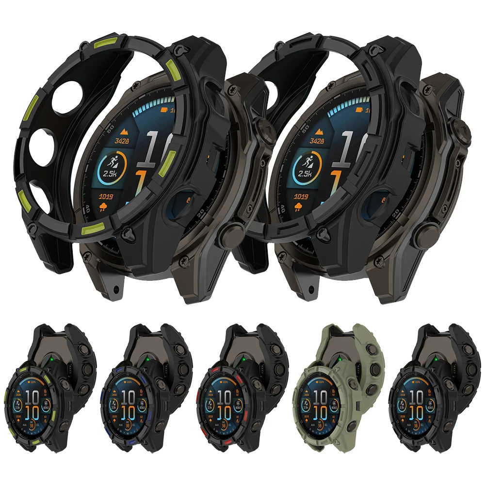 TPU Soft Silicone Watch Case For Garmin Fenix 8 51mm 47mm Protective ...
