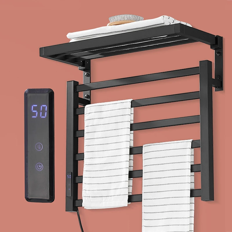 OXG-Black-White-Electric-Towel-Rack-Touch-Digital-Display-Energy-Saving ...