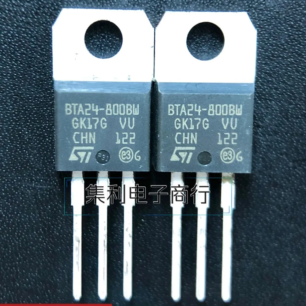 5PCS-10PCS-BTA24-800BW-BTA24-800B-TO-220-24A-800V-Imported-Original ...