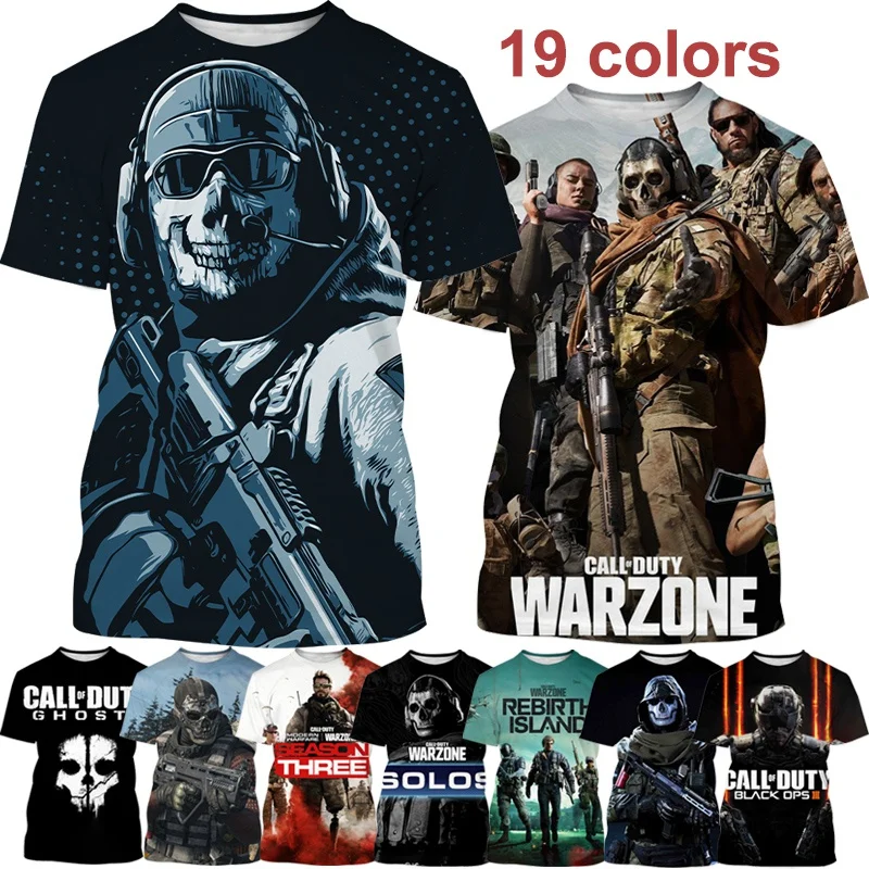 2023-C-Call-of-Duty-Warzone-3D-Printed-T-shirt-Casual-Summer-Fashion ...