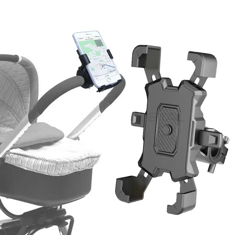 Baby-Stroller-Handlebar-Phone-Holder-Universal-Motorcycle-Handle-Bar ...