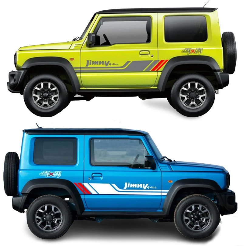 Pair-Sport-Modified-4x4-Off-Road-Side-Letter-Waist-Line-Stripe-Body ...