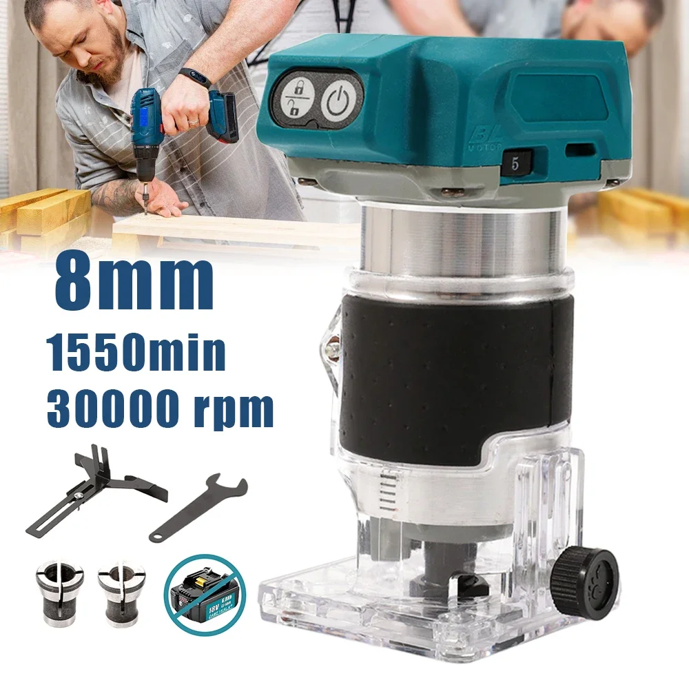 Brushless-Electric-Hand-Trimmer-Cordless-Wood-Router-Woodworking ...